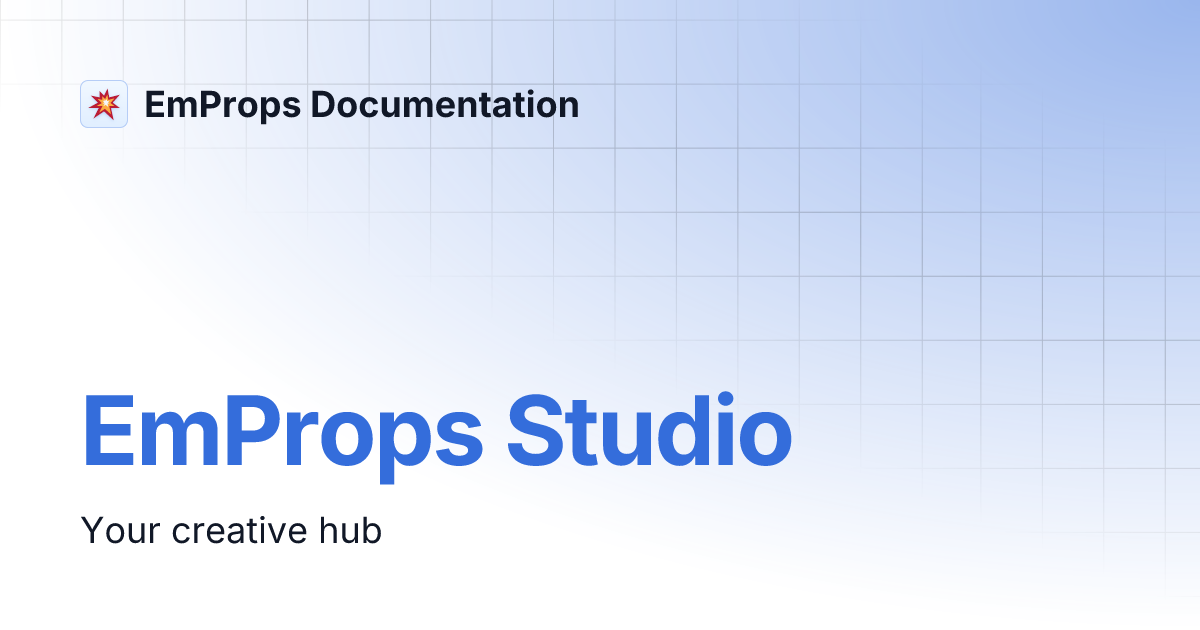 EmProps Studio | EmProps Documentation